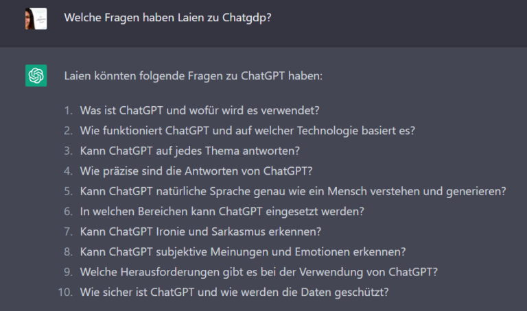 👍 ChatGPT 👍 was ist das und wie funktioniert es?